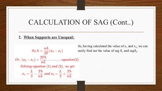 Sag Es Formel