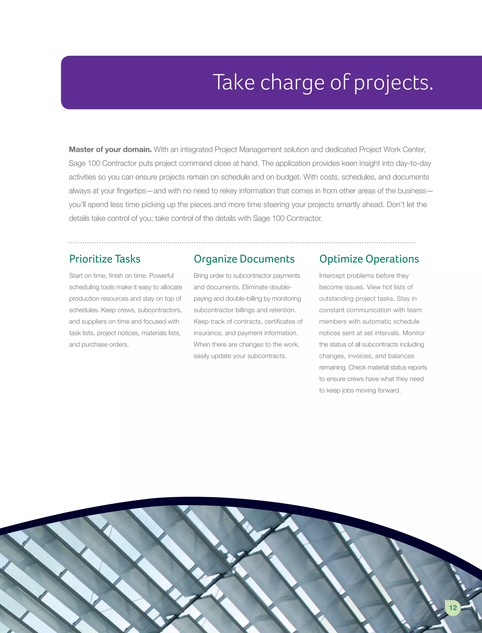 Sage 100 Contractor (overview) | PDF