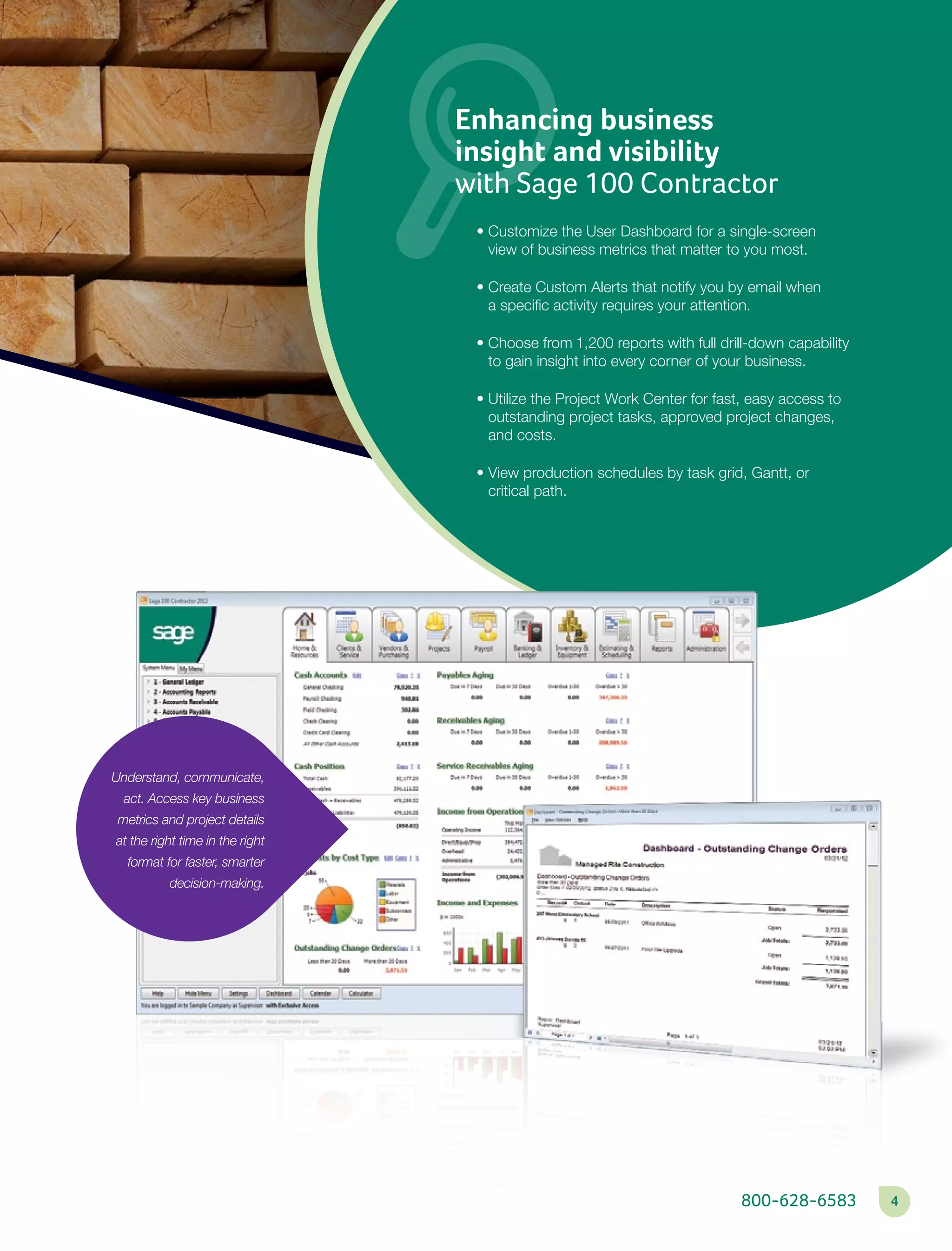 Sage 100 Contractor (overview) | PDF