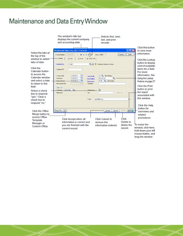 Sage 100 ERP Navigation and Keyboard Shortcuts | PDF | Operating ...