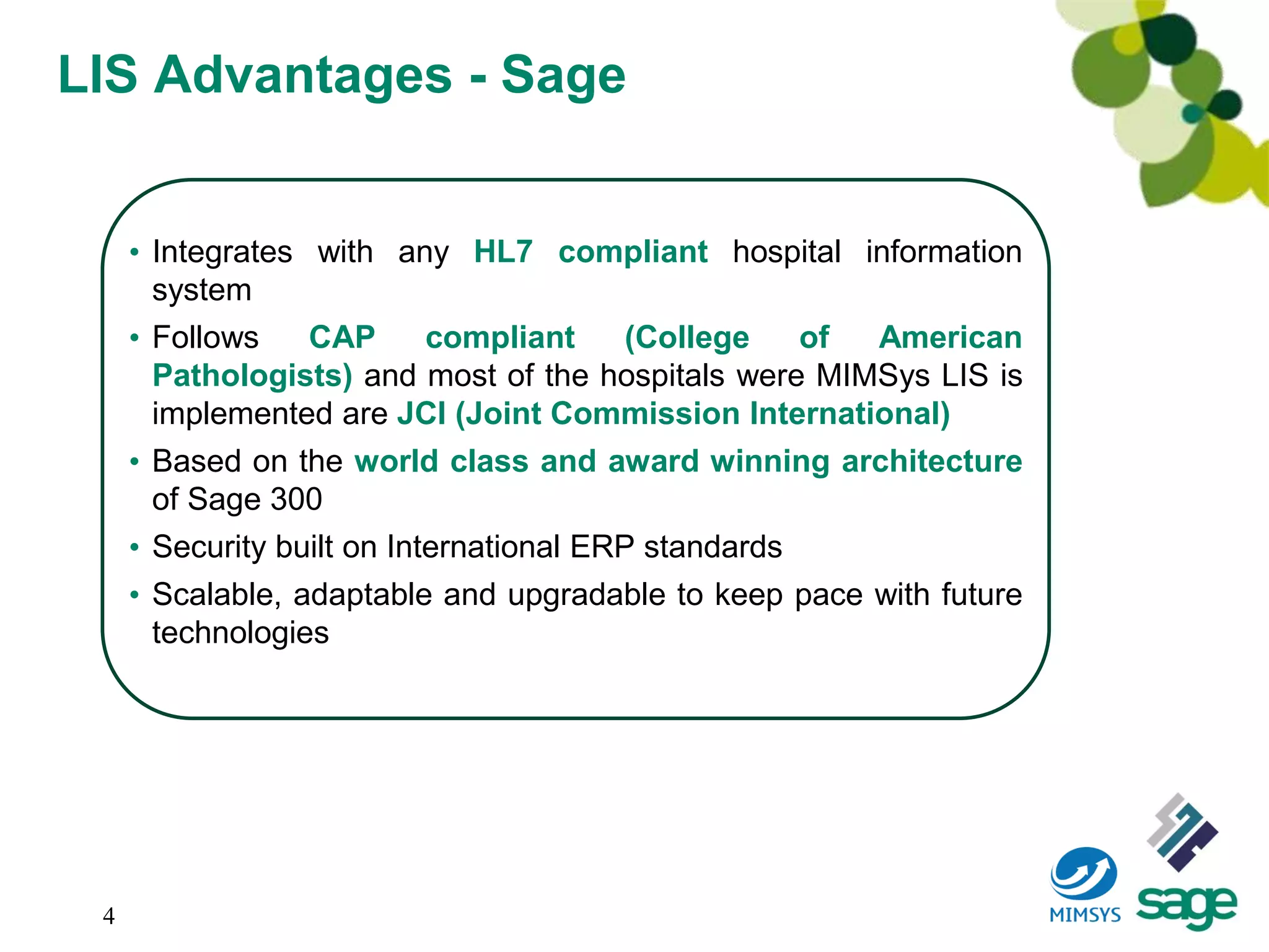 Sage - Clinical Laboratory Management System | PDF