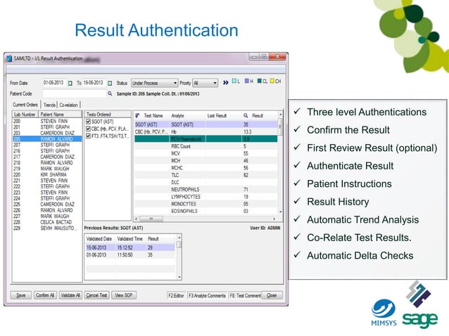 Sage - Clinical Laboratory Management System | PDF
