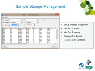 Sage - Clinical Laboratory Management System | PDF
