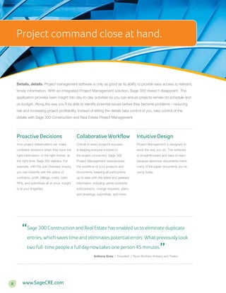 Sage 300 Construction and Real Estate (overview) | PDF | Construction ...