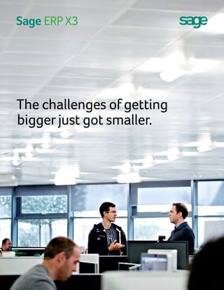 Sage ERP X3 Product Brochure | PDF