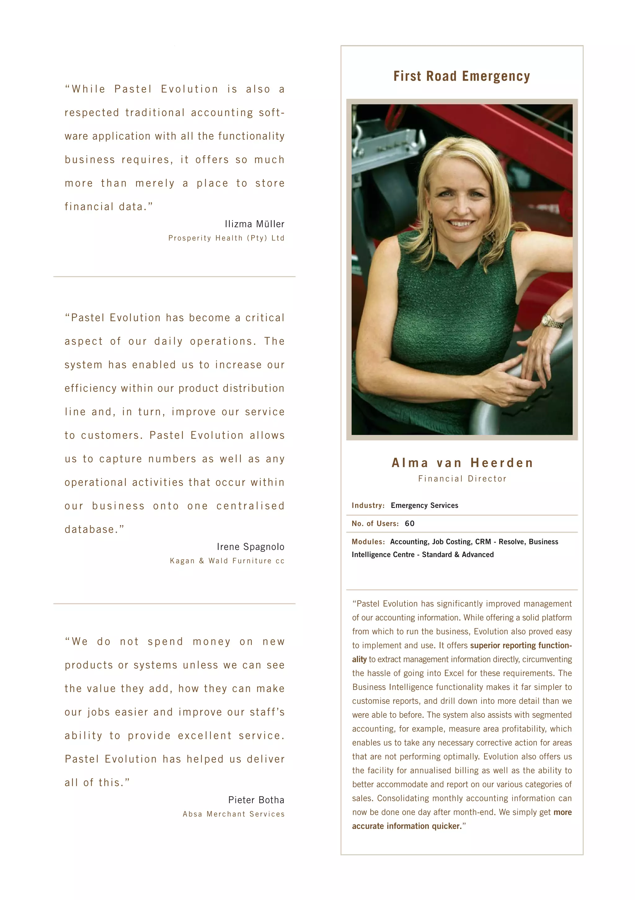 Sage Pastel Evolution Success Stories | PDF