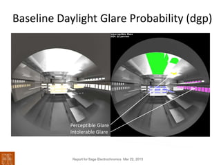 Daylighting Analysis of Electrochromic switchable glazing compared to ...