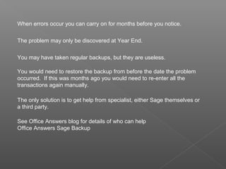 Sage run error checking | PPT