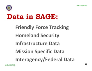 2013 Mission First Track, NORAD-USNORTHCOM'S SAGE System for Federal ...