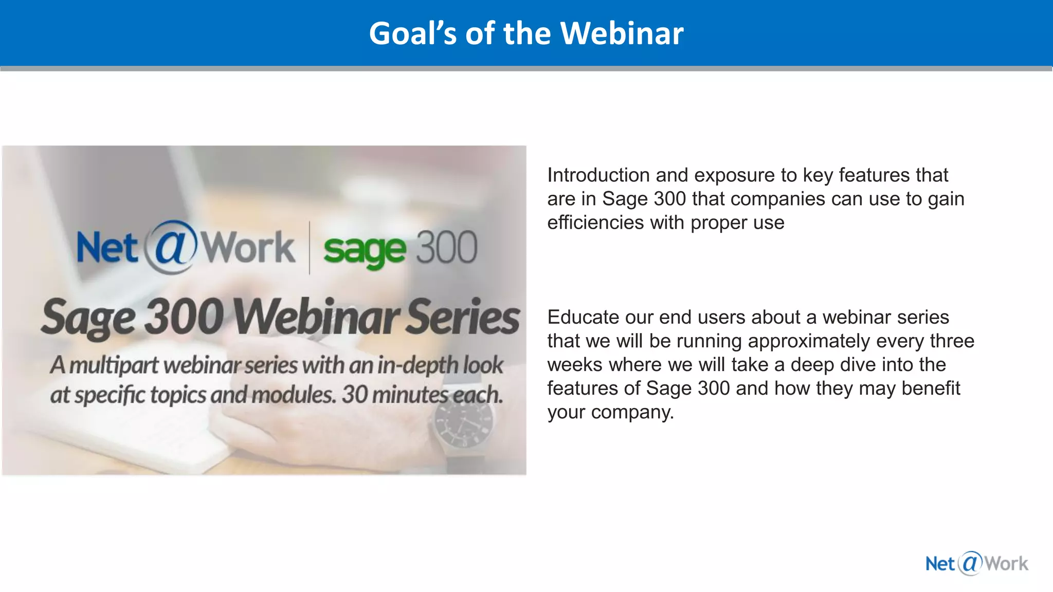 CRM is Included – What is it and How Does it Work With Sage 300 | PPT