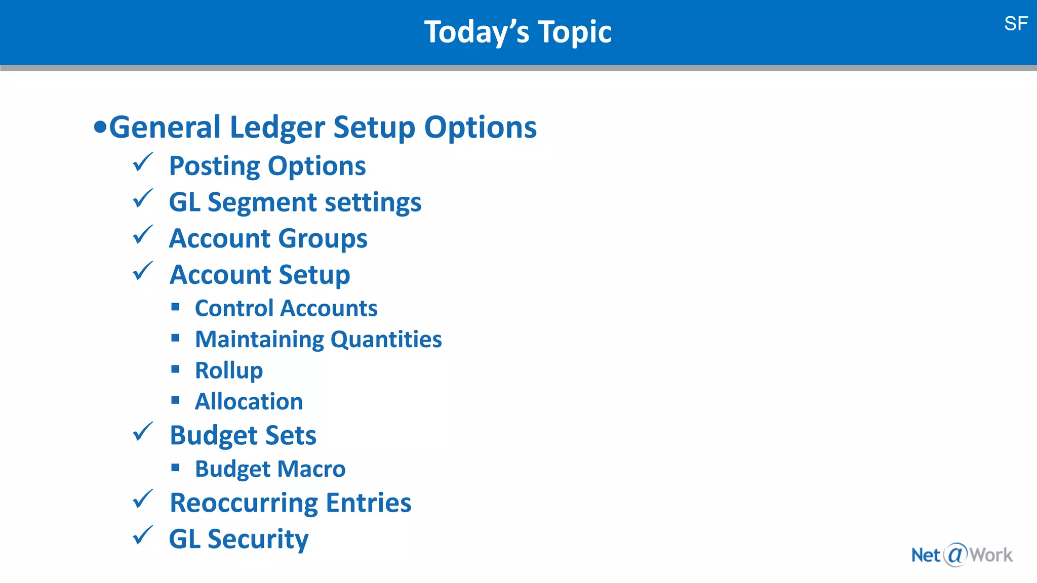 Understanding your setup options for General Ledger | PPT