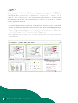 Sage 300 ERP Operations Distribution Management | PDF