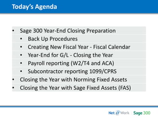 Sage 300 Year-End Closing | PPT