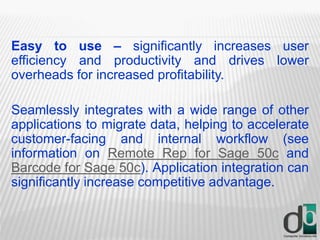 Make 2018 a Year of Transformation with Sage 50c from DB Computer Solution | PPT