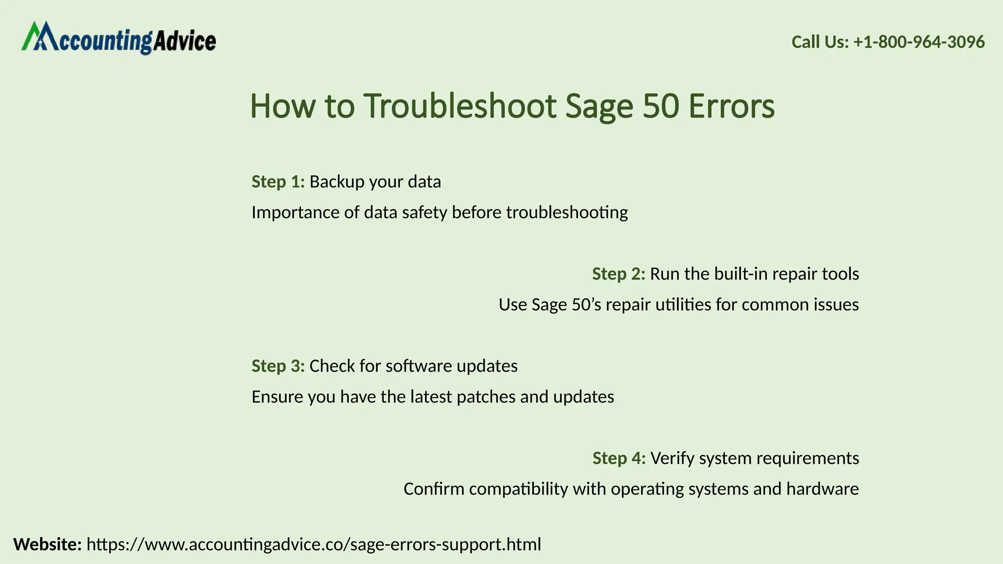 Comprehensive Guide to Troubleshooting Common Sage 50 Errors | PPT Comprehensive Guide to Troubleshooting Common Sage 50 Errors | PPT