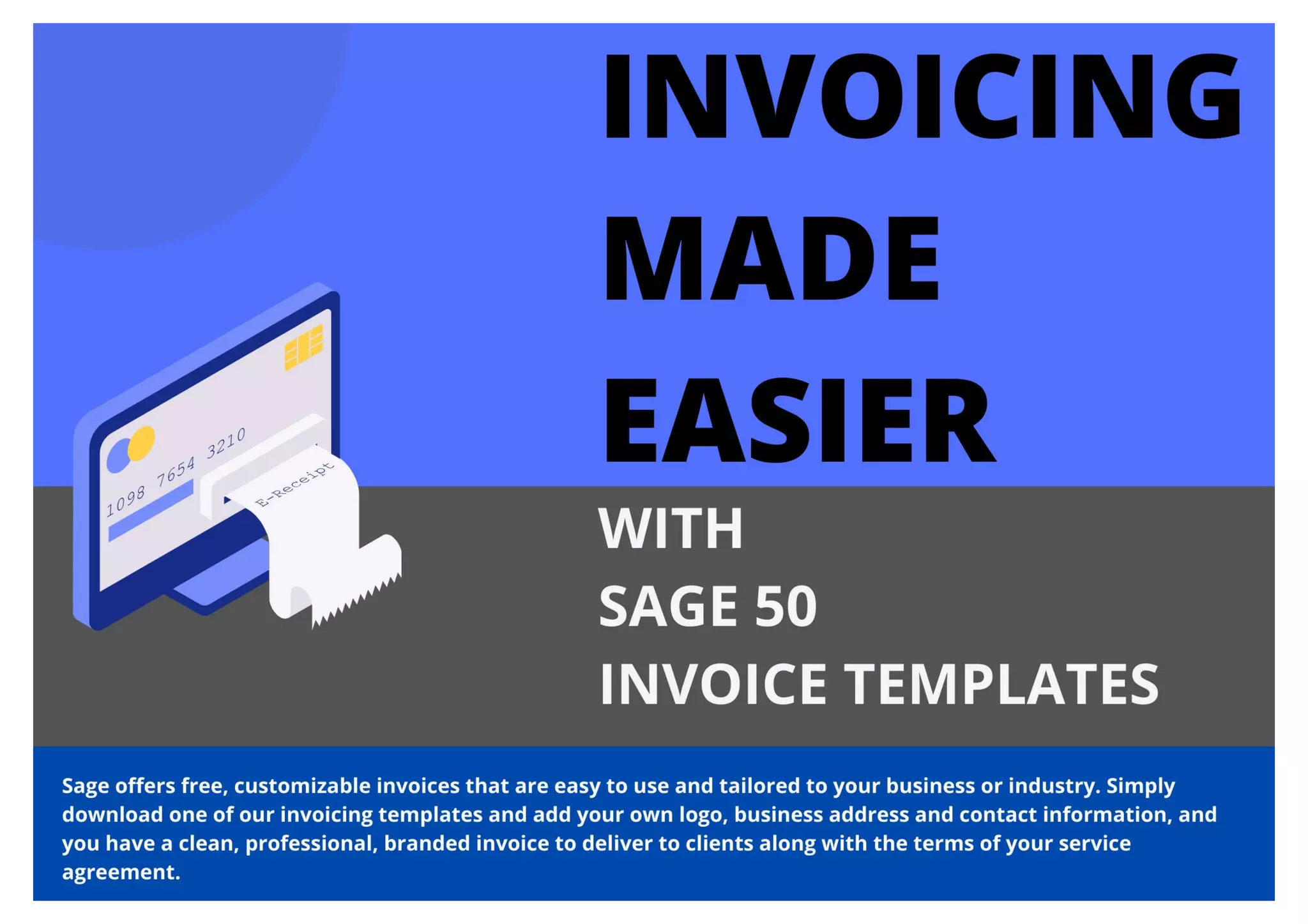 Sage 50 invoice templates | PPT