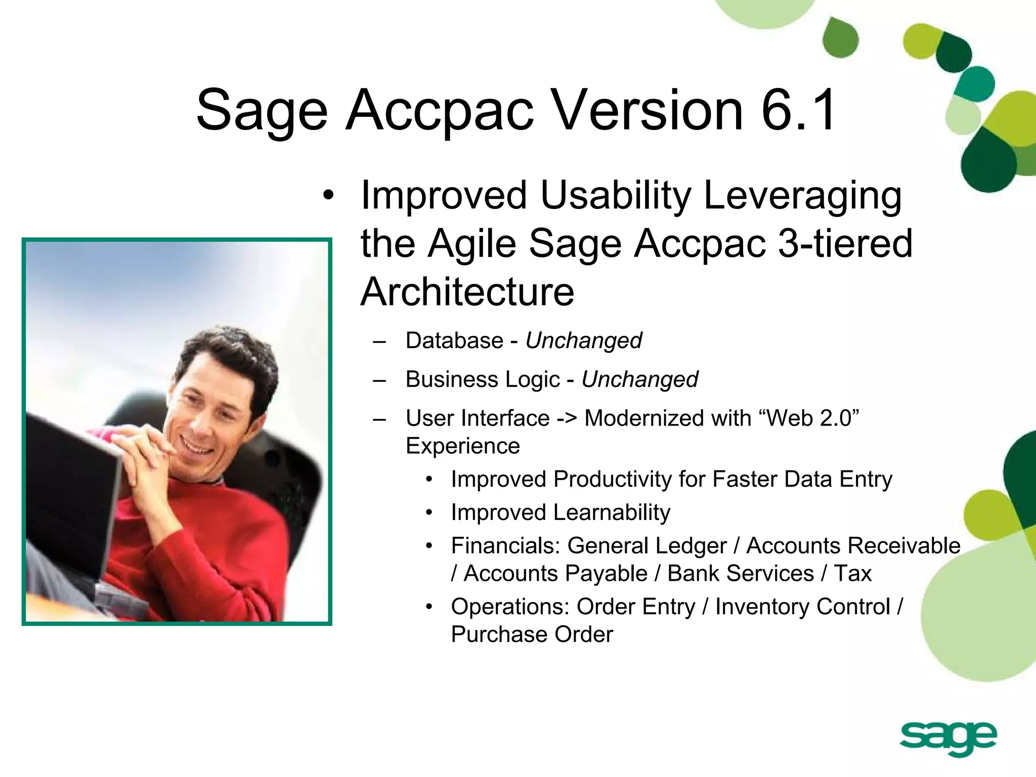 Sage Accpac Roadmap January 2010 | PPT