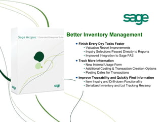 What\'s New in Sage Accpac v5.6 | PPT | Business Utilities | Business