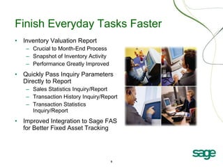 Sage Accpacv5.6 Whats New | PPT