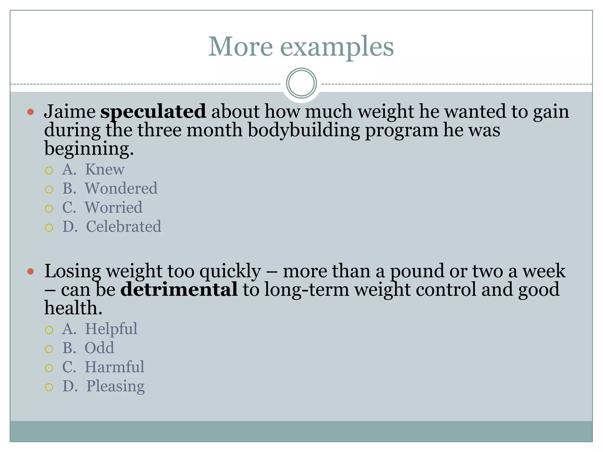 Sage approach to vocabulary | PPTX