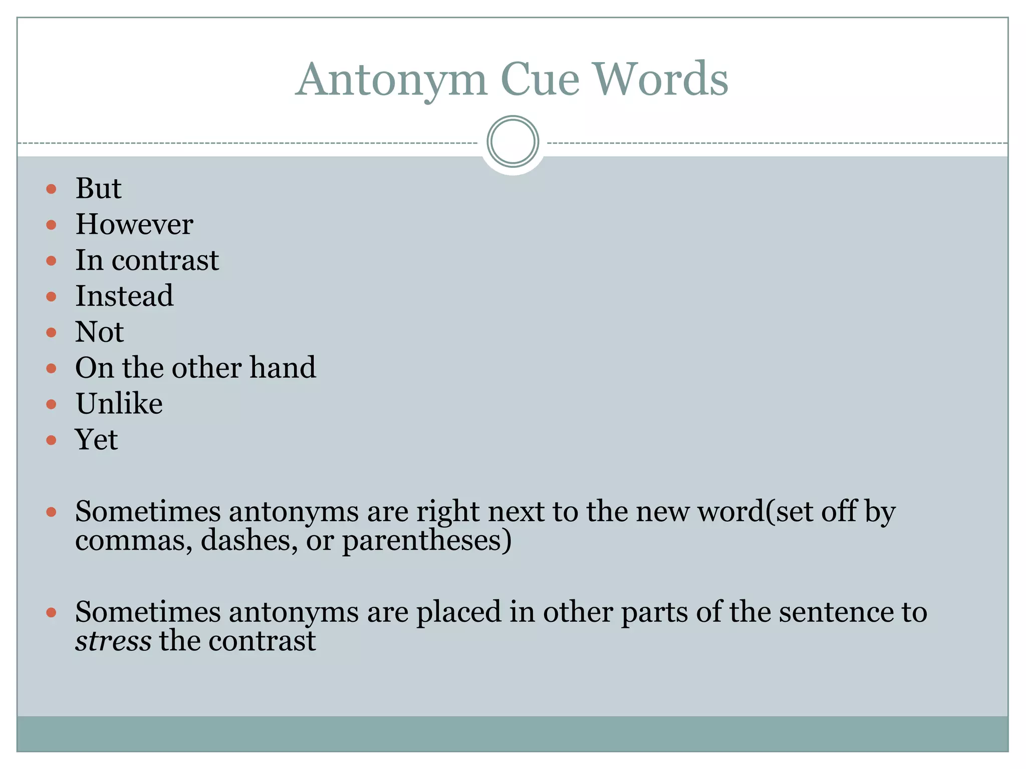 Sage approach to vocabulary | PPTX
