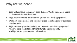 Sage BusinessWorks Migration Information | PPTX | Computing ...