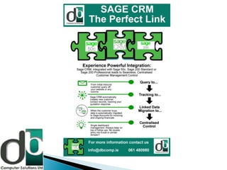 SAGE CRM FROM DB COMPUTER SOLUTIONS | PPT