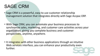 SAGE ERP | PPTX