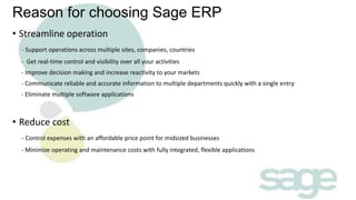 SAGE ERP | PPTX