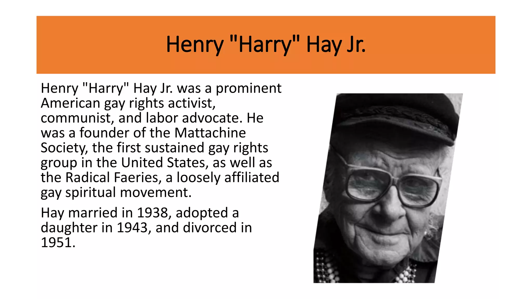 Homophile Movement Part 3 | PPTX