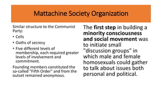 Homophile Movement Part 3 | PPTX