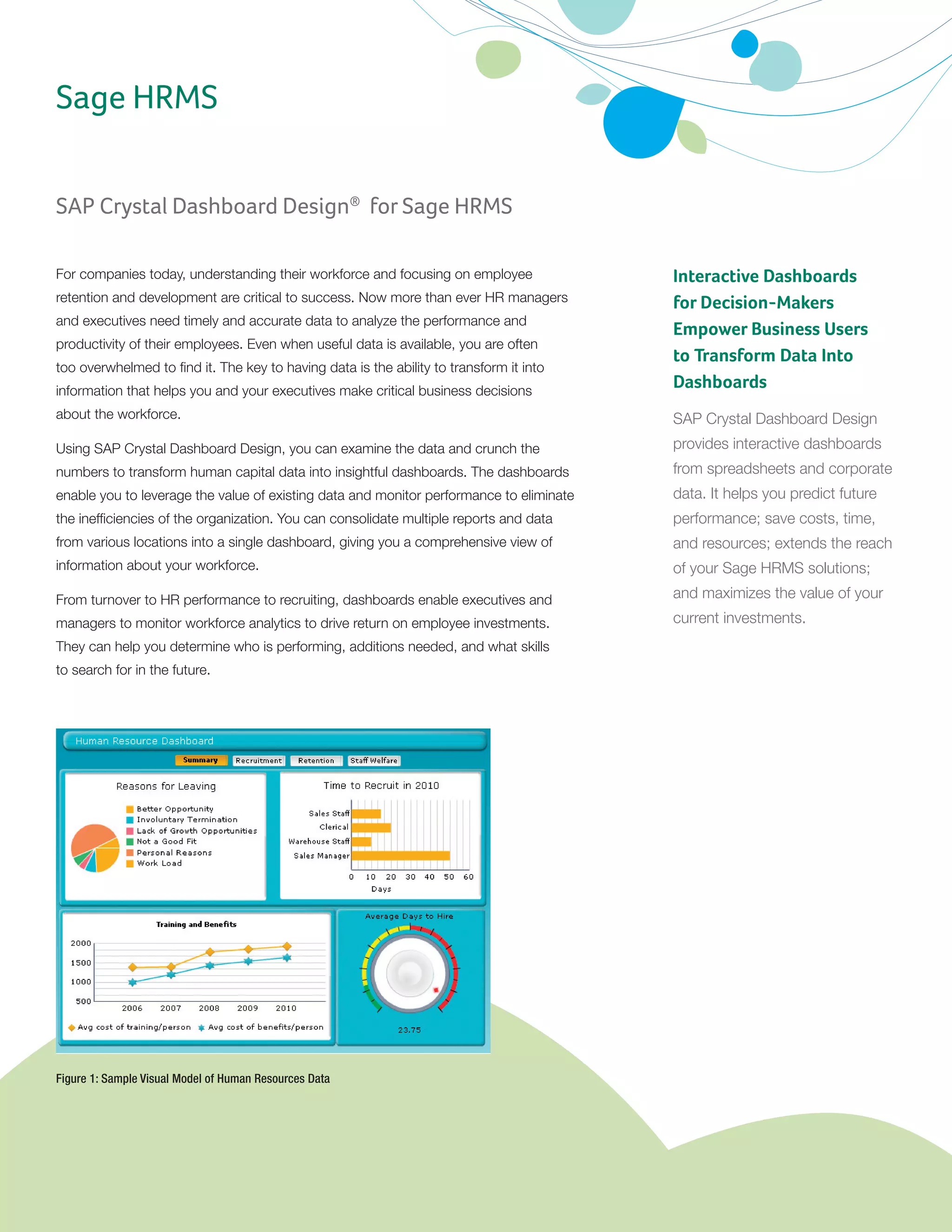 Sage Hrms Crystal Dashboard Design Pdf