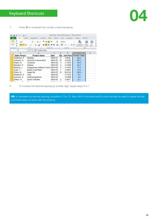 Sage Intelligence 40 Microsoft Excel Tips and Tricks | PDF | Technology ...
