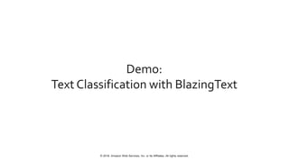 An Introduction to Amazon SageMaker (October 2018) | PPTX | Cloud Computing | Internet