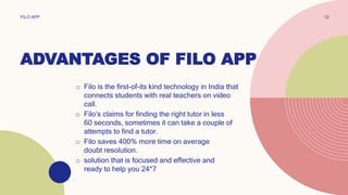 Filo App Business Idea | PPTX
