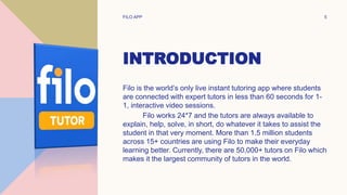 Filo App Business Idea | PPTX