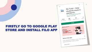 Filo App Business Idea | PPTX
