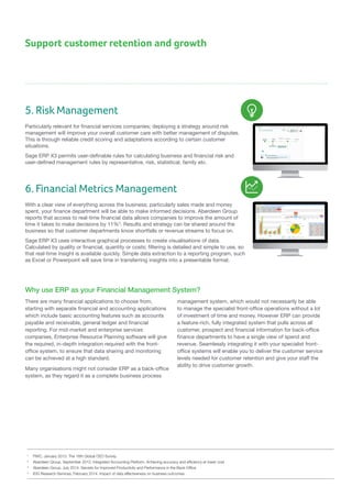The 6 Benefits of ERP as a Financial Management System | PDF