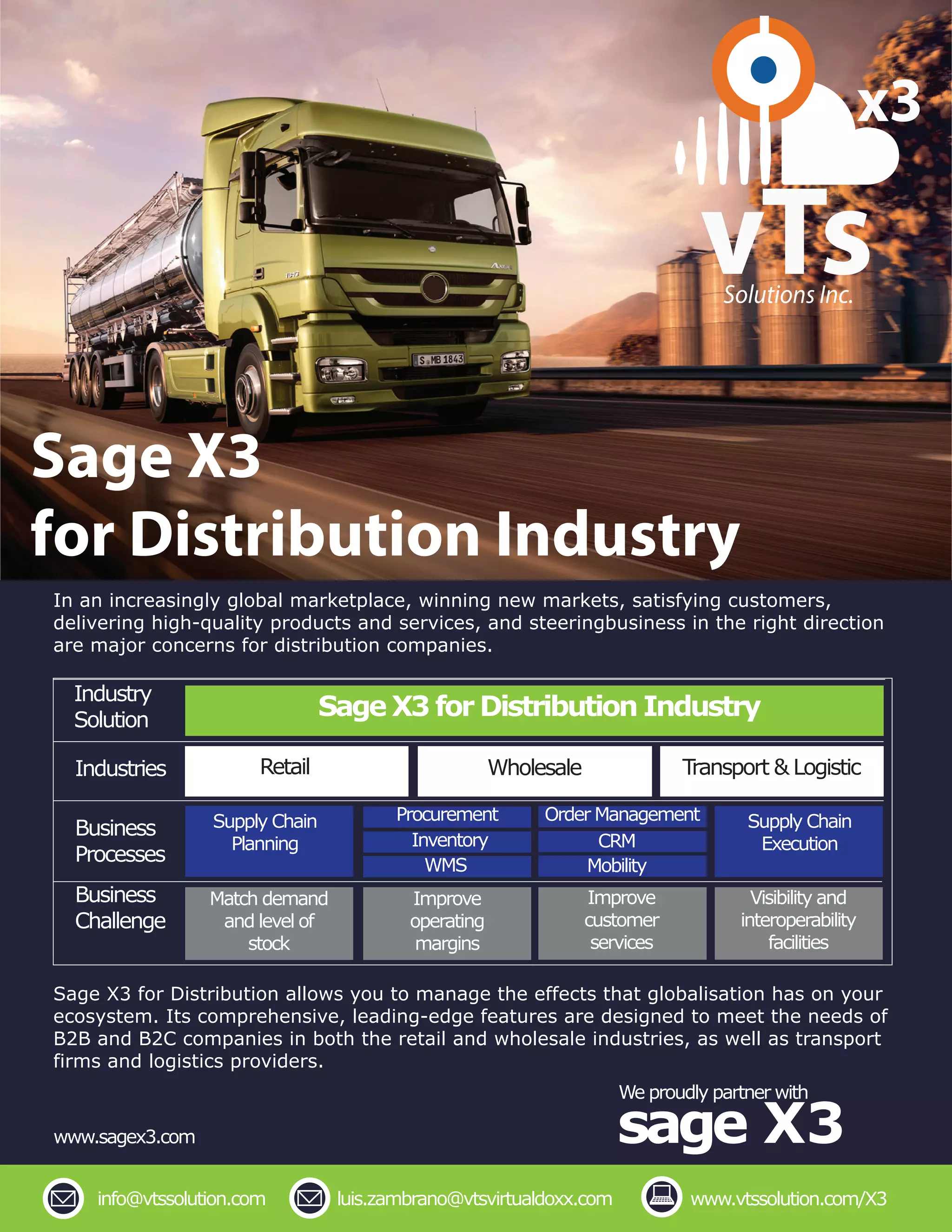 Sage x3 distribution | PDF