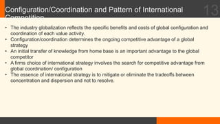 competition in Global Industries : a conceptual framework | PPTX