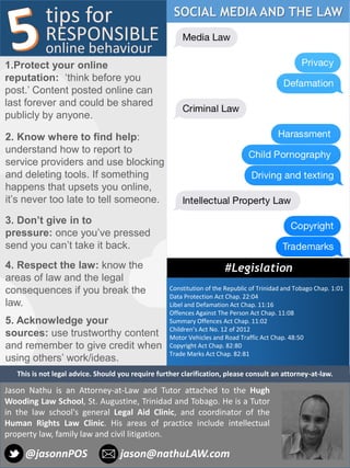 Social media and the law in Trinidad and Tobago | PDF