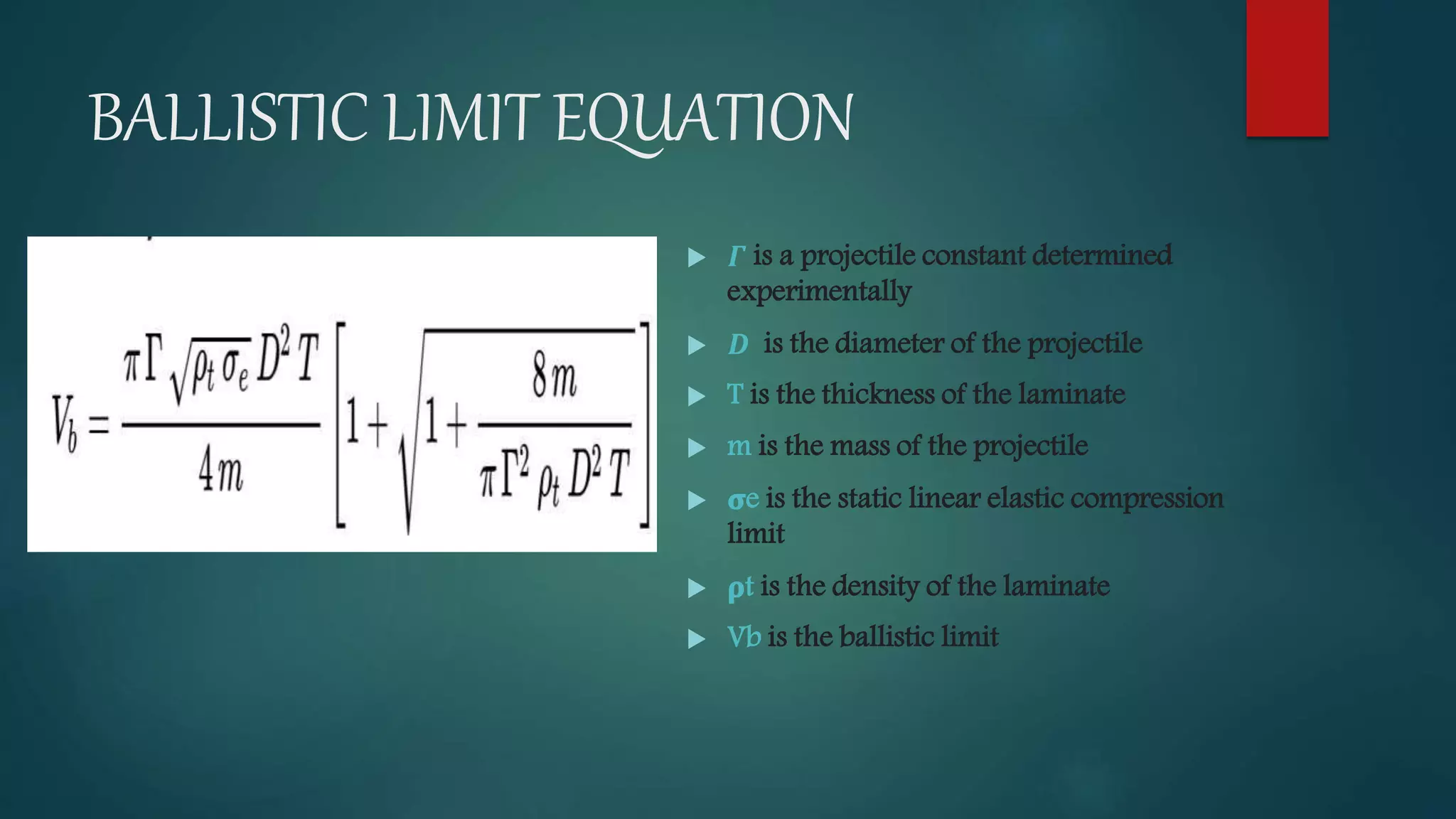 LIMITING VELOCITY | PPTX