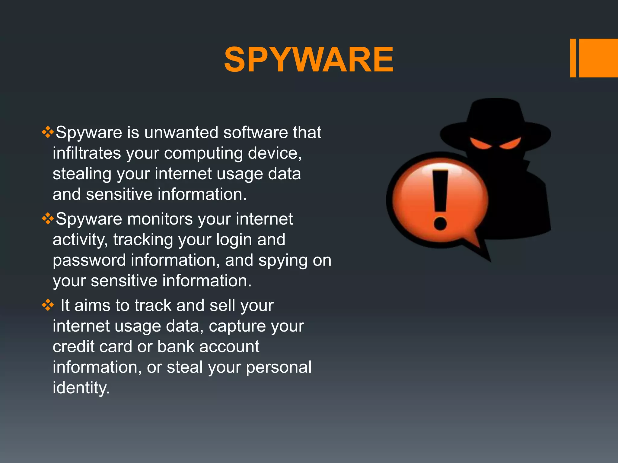 MALWARE AND ITS TYPES | PPTX