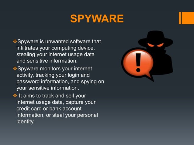 MALWARE AND ITS TYPES | PPTX