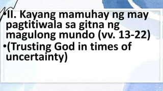 Sa Gitna ng magulong mundo.pptx