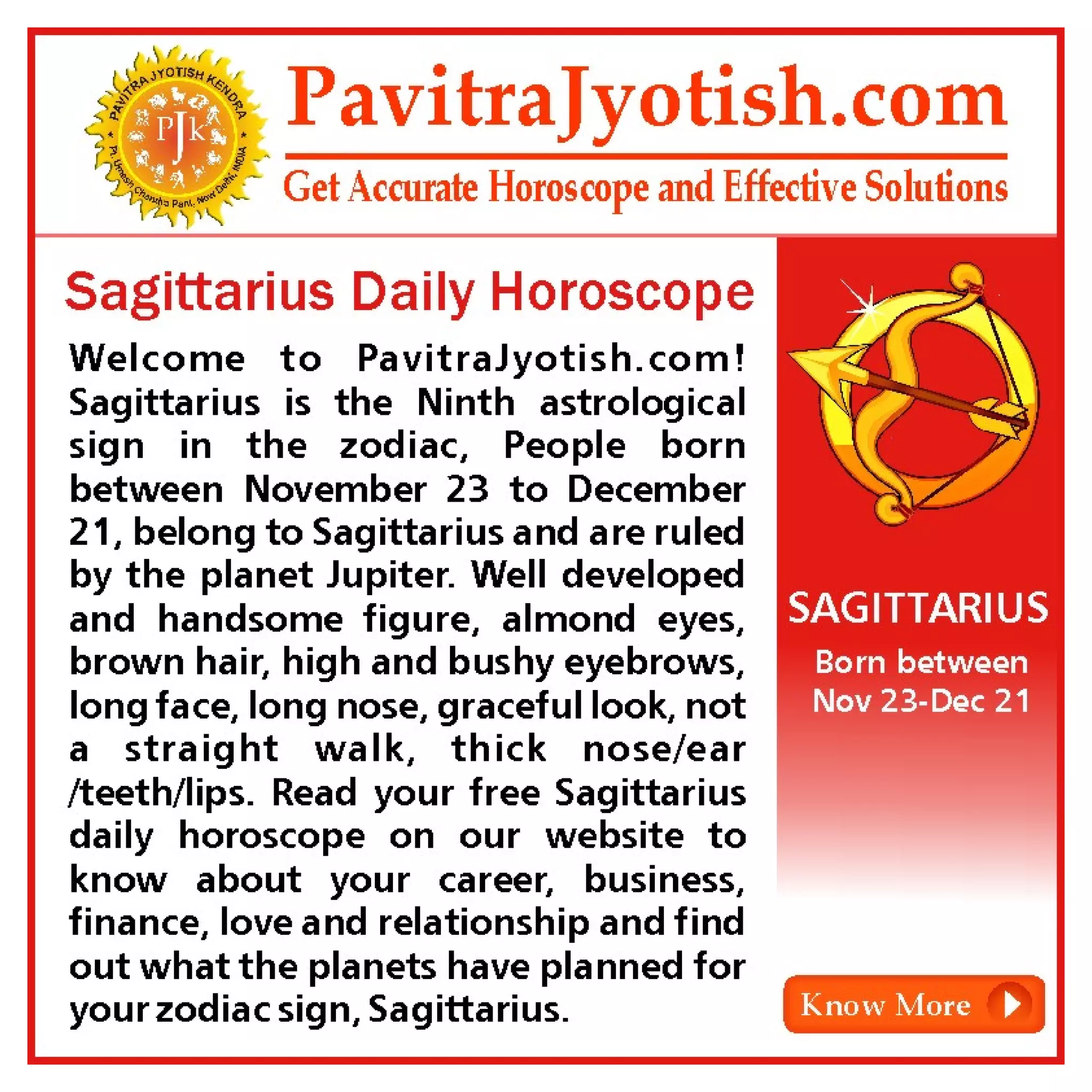 Sagittarius Daily Horoscope | PDF