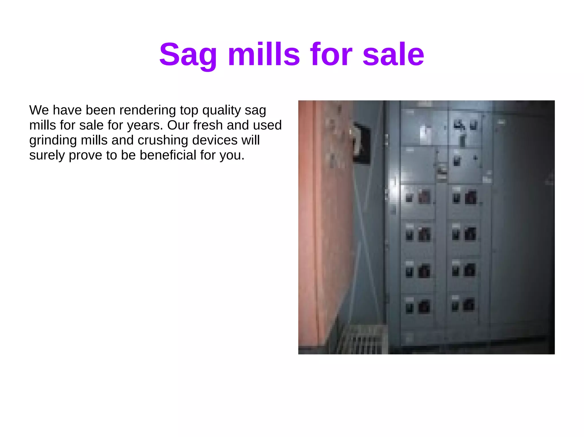 Sag mills | ODP