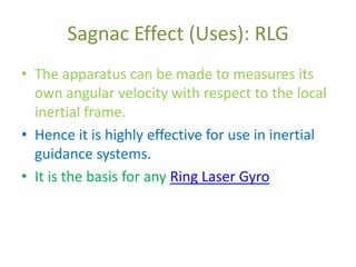 The Sagnac Effect | PPTX