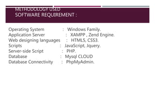 Online Cloud Storage System By using PHP | PPT | Free Download
