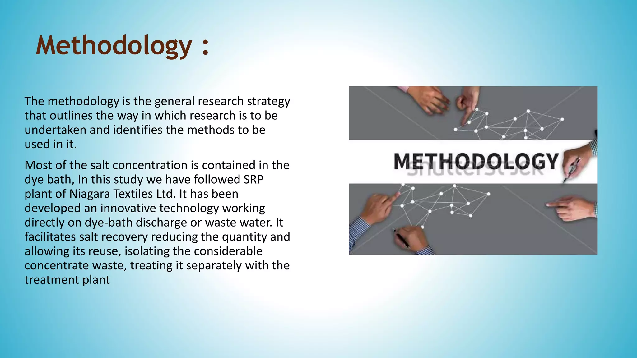 Importance of Salt Recovery Plant in Textile Dyeing Industry. | PPTX